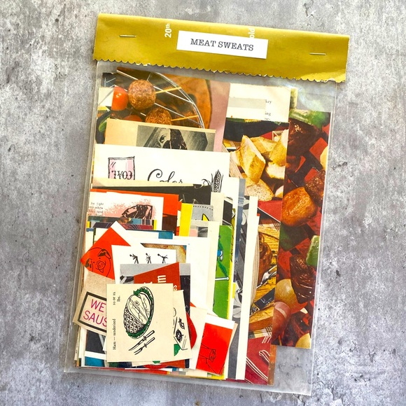 Art | Meat Themed Paper Ephemera Pack | Poshmark